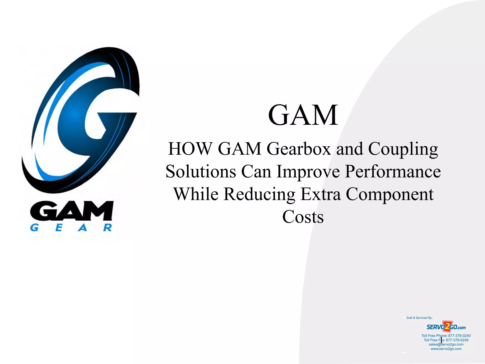 Gam Gear improve performance, reduce components presentation 2008 | PPT
