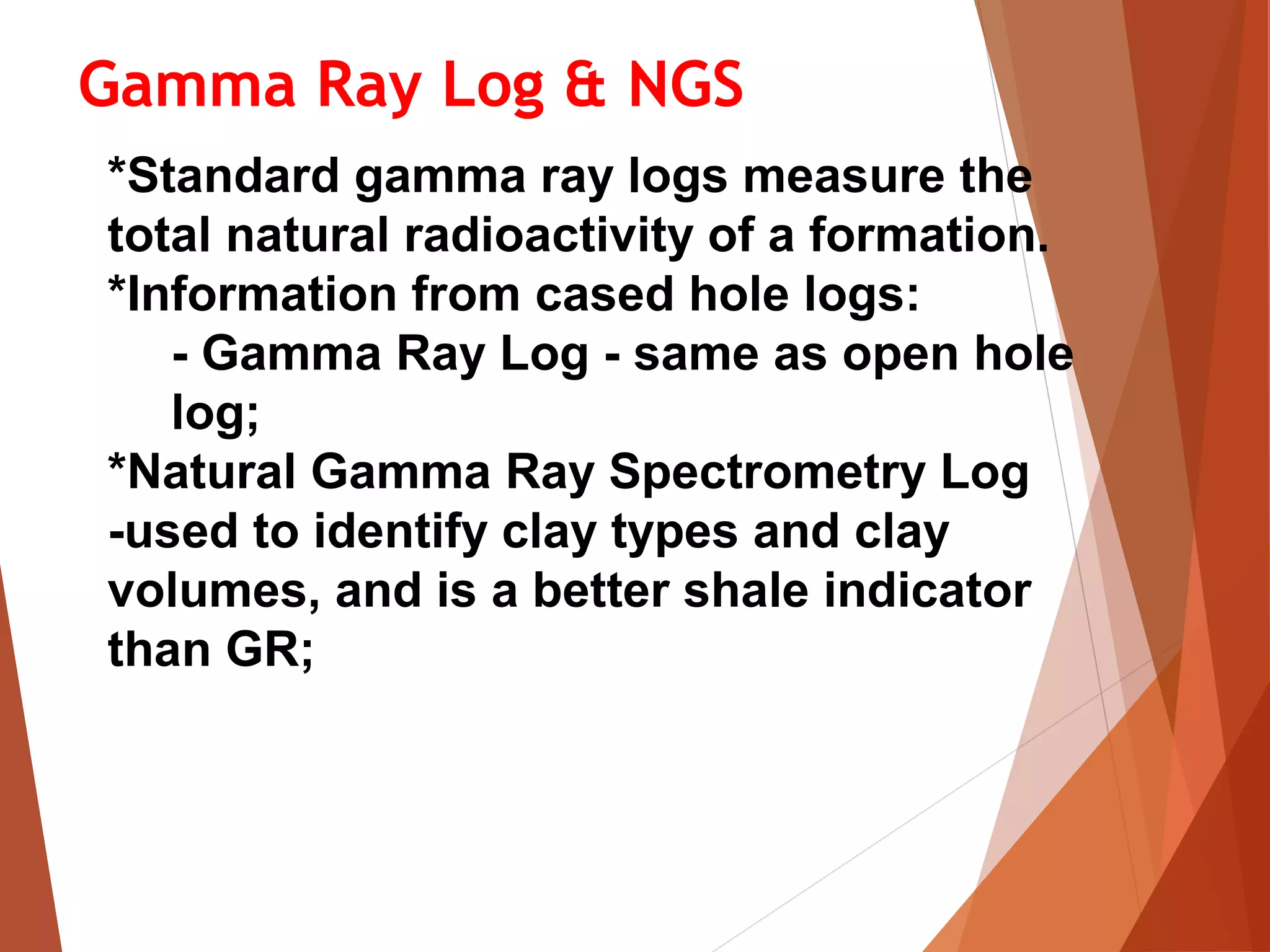 Gama ray log | PPT