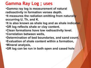 Gama ray log | PPT