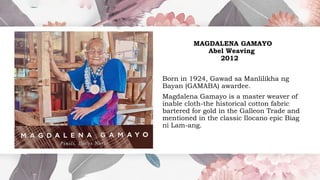GawadngManlilikhangBayanAward(GAMABA)inthephillipines | PPTX