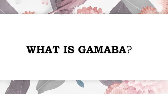 GawadngManlilikhangBayanAward(GAMABA)inthephillipines | PPTX