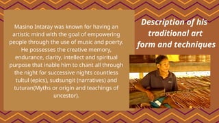 Gamaba Artist Ginaw Bilog and Masinopptx | PPTX