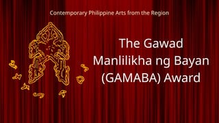 GAMABA Award .pptx