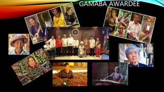 Gamaba awardees | PPTX