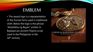 Gamaba awardees | PPTX