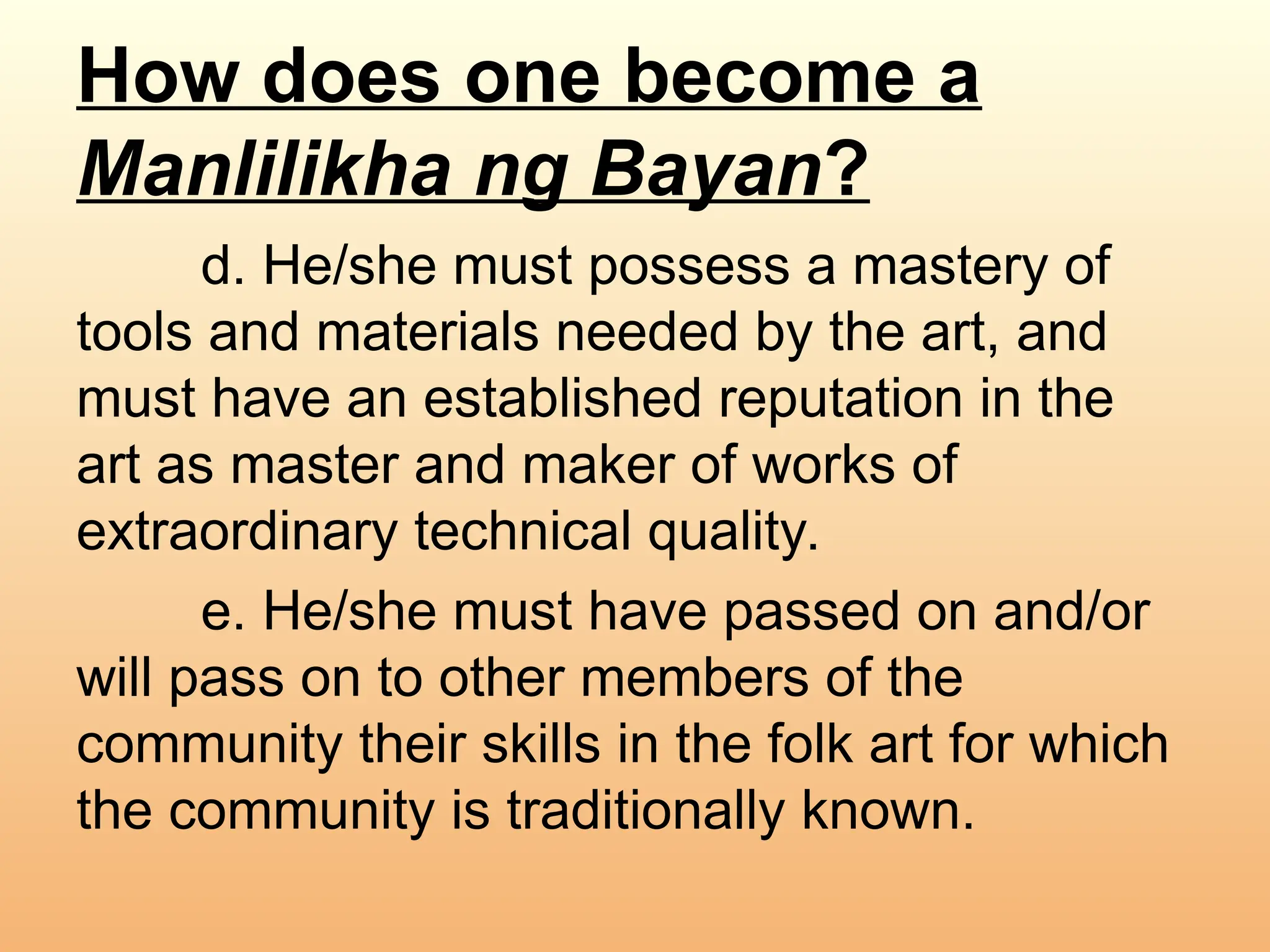 gamaba awardee and national artists of the Philippines | PPT