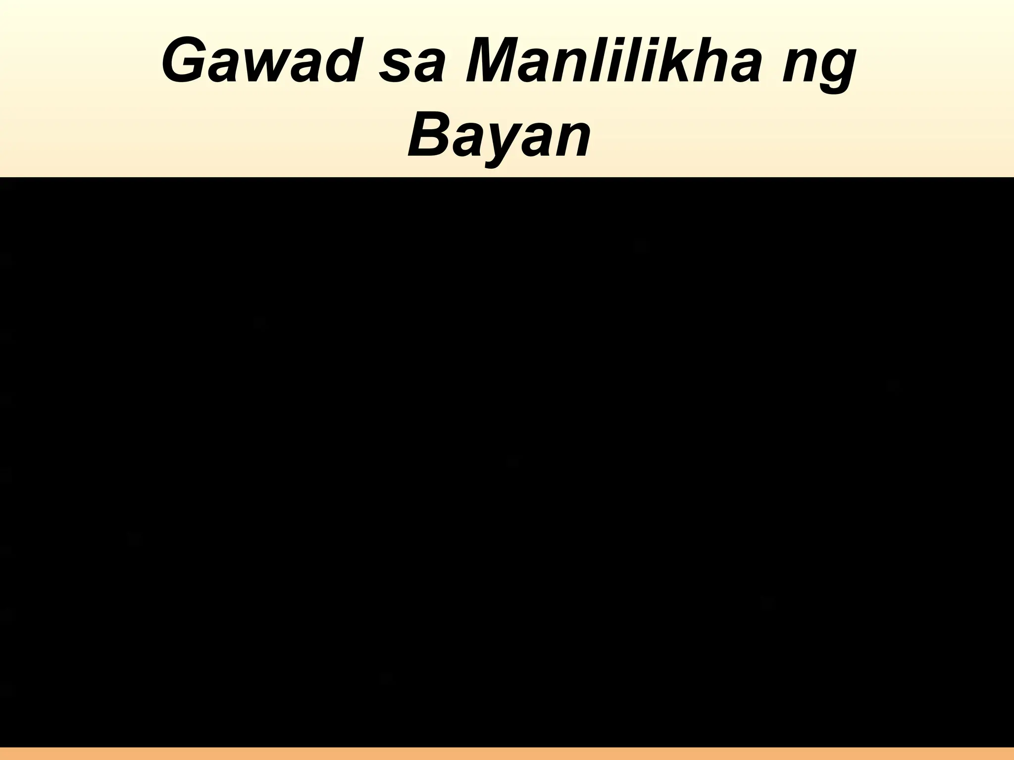 gamaba awardee and national artists of the Philippines | PPT