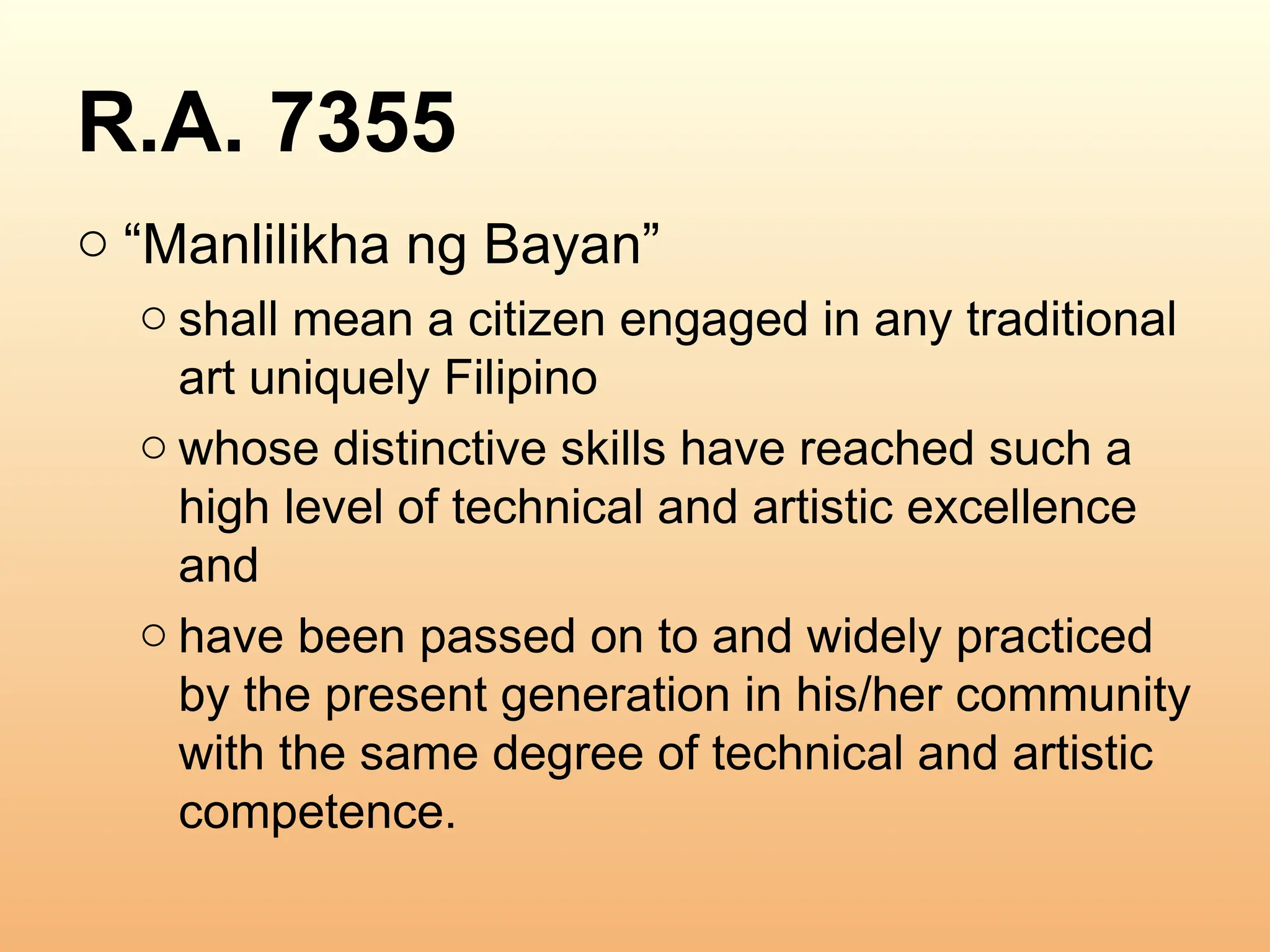 gamaba awardee and national artists of the Philippines | PPT