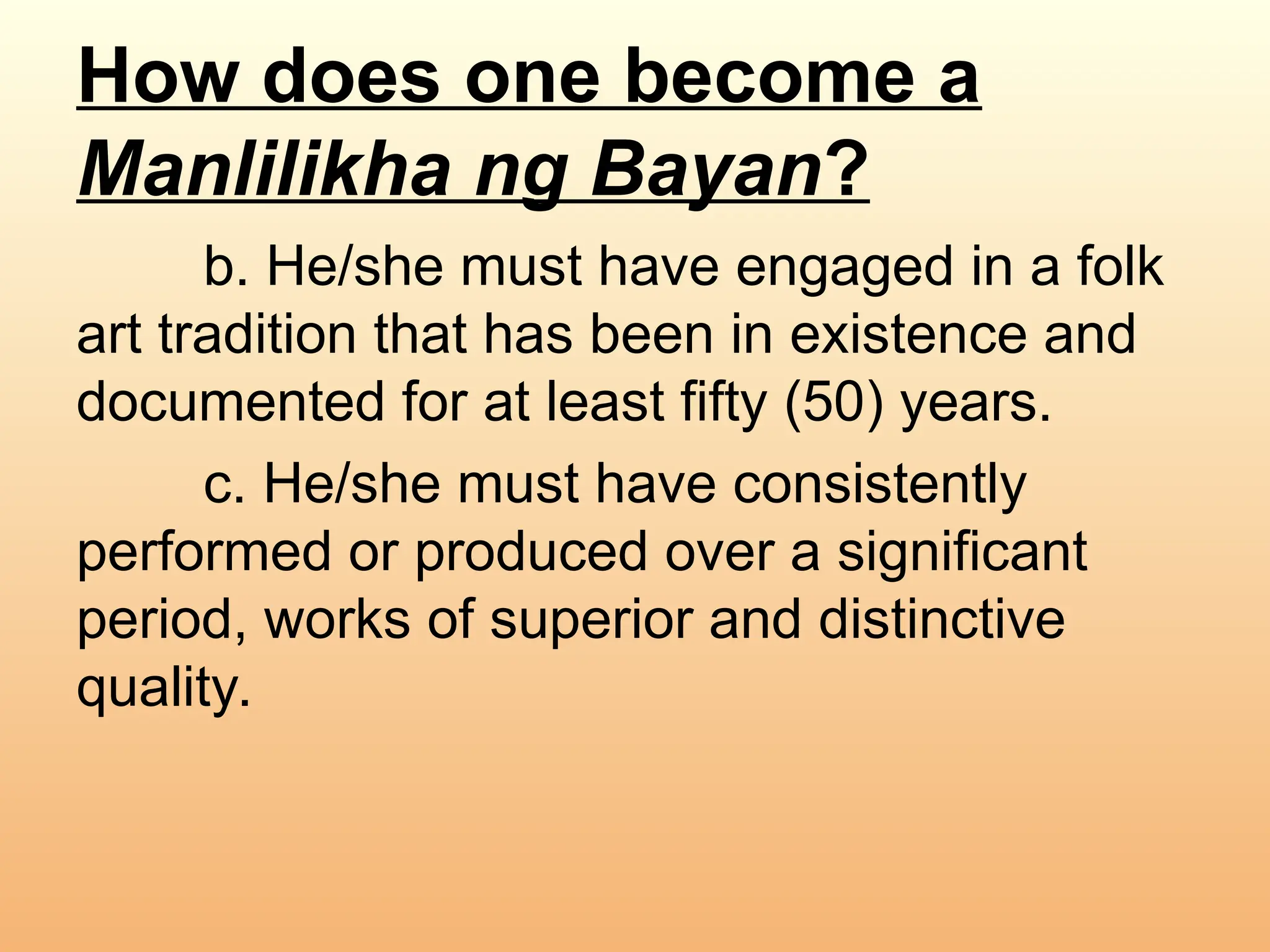 gamaba awardee and national artists of the Philippines | PPT