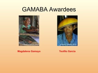 gamaba awardee and national artists of the Philippines | PPT