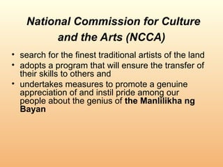 gamaba awardee and national artists of the Philippines | PPT