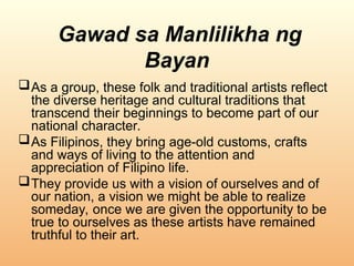 gamaba awardee and national artists of the Philippines | PPT