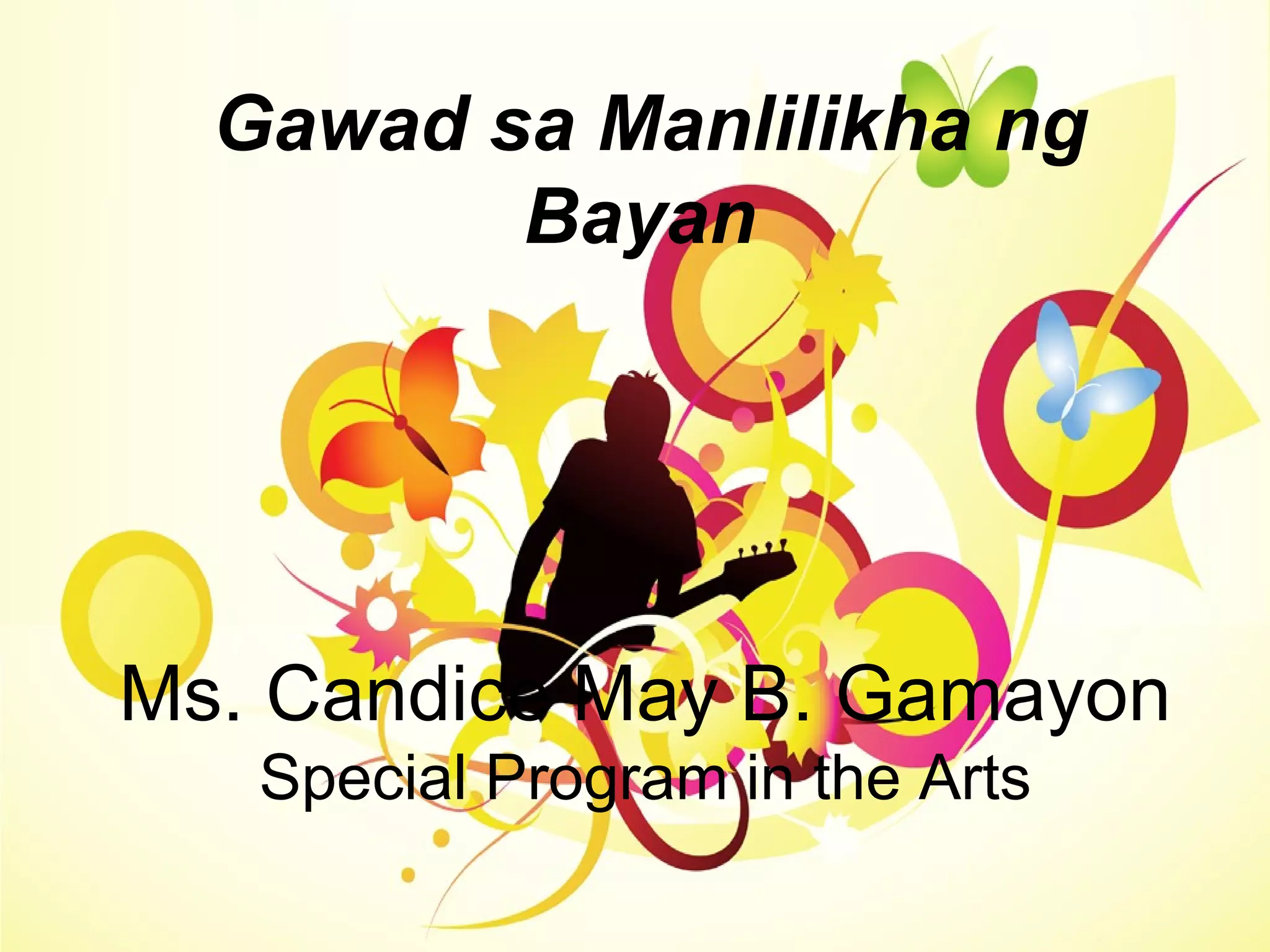 Gawad sa Manlilikha ng Bayan | PPT