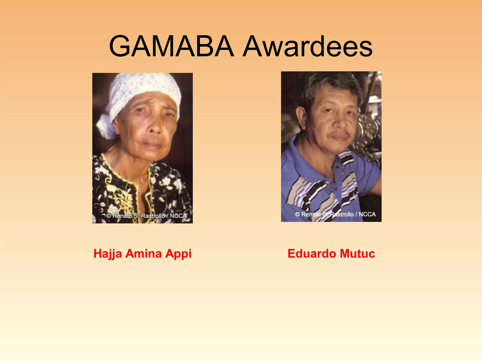 Gawad sa Manlilikha ng Bayan | PPT