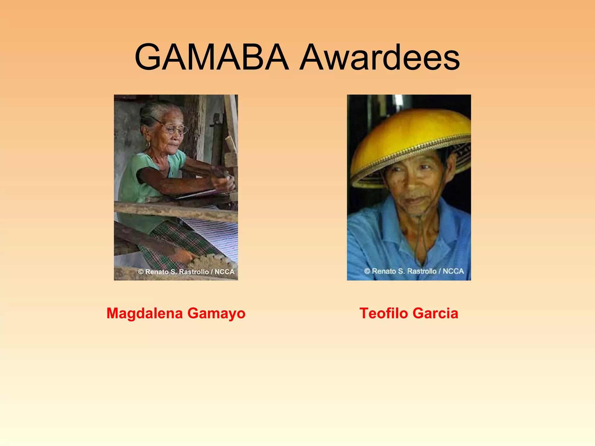 Gawad sa Manlilikha ng Bayan | PPT
