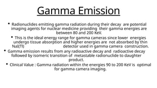 Gamma Camera in nuclear medicine therapy | PPTX