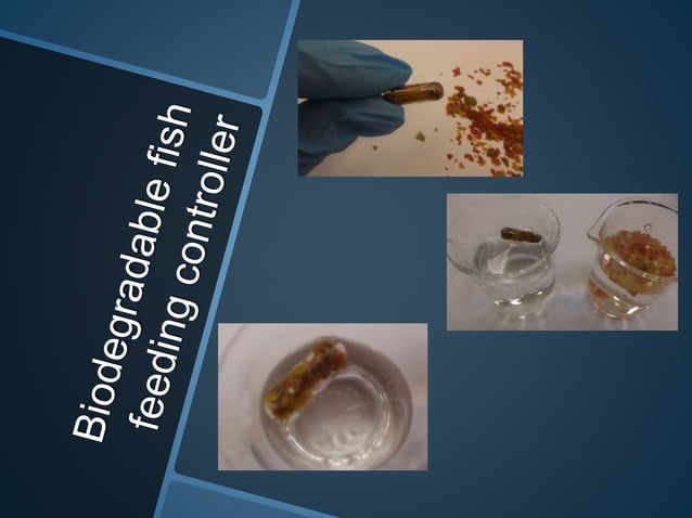 Biodegradable Materials, Biodegradable fish feeding controller , IDM8 | PPT