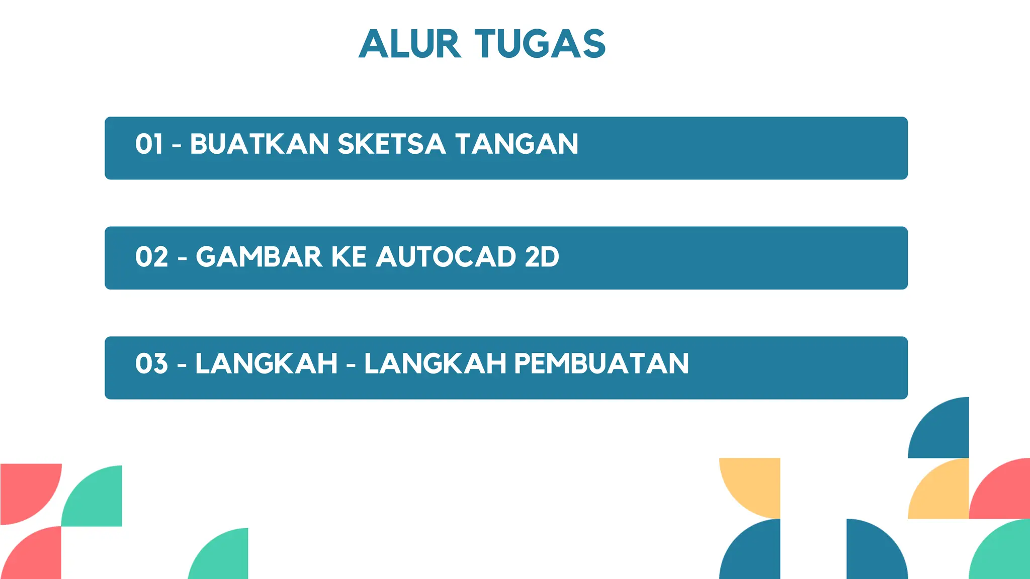 GAMAR TEKNIK AUTOCAD kelas xi semester gasal | PDF