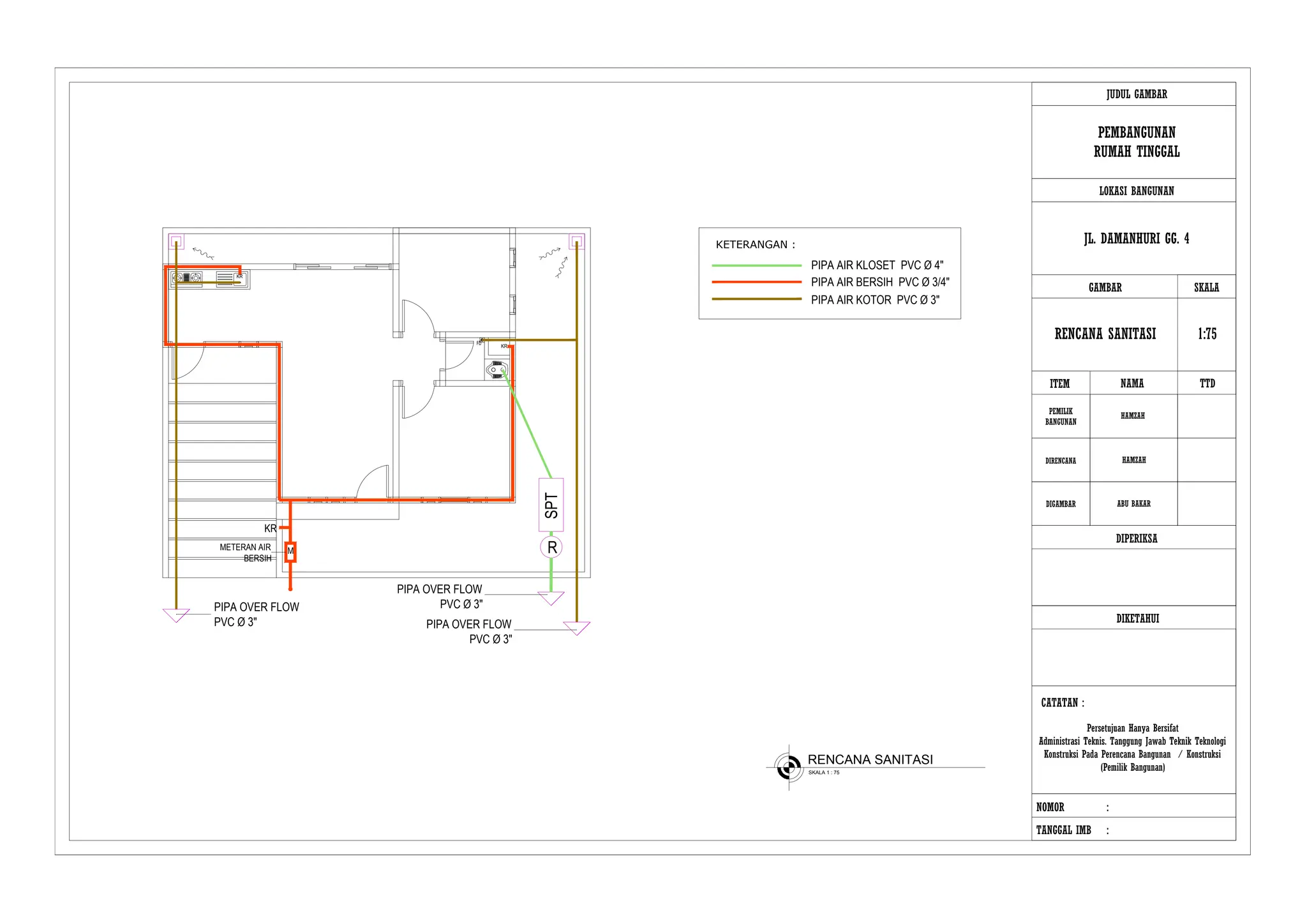 Gambar Kerja Rumah type 45 oleh pace.pdf