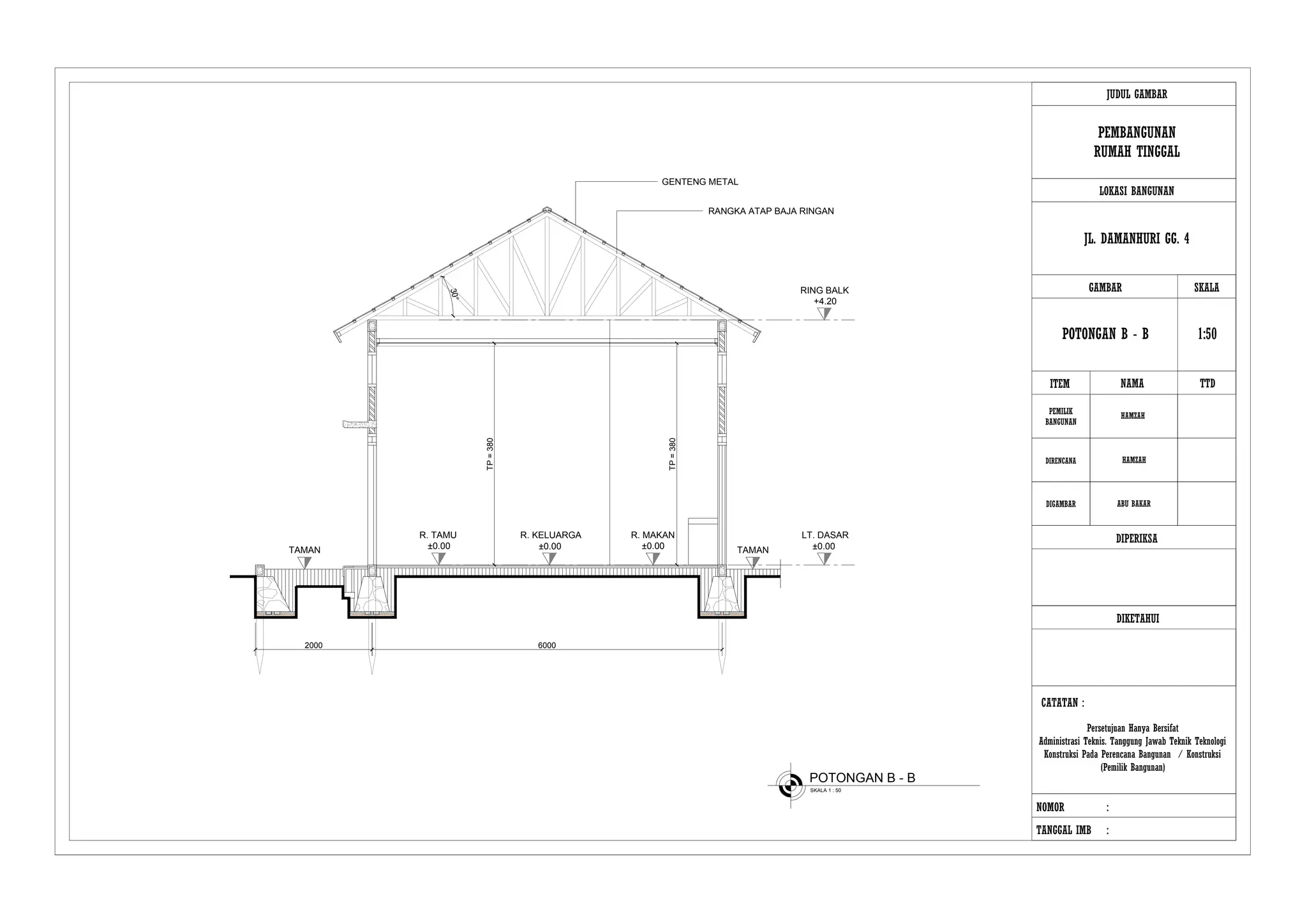 Gambar Kerja Rumah type 45 oleh pace.pdf