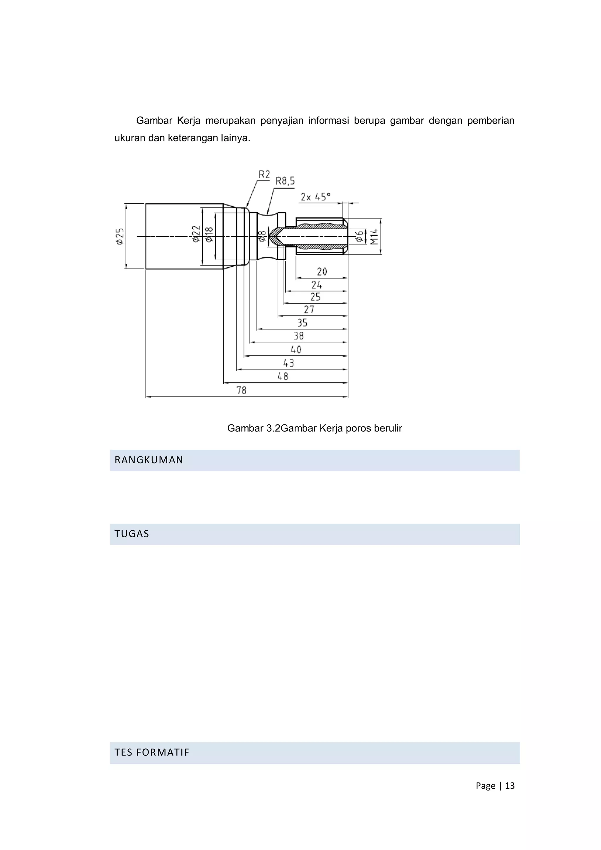 Gambar teknik-mesin | PDF
