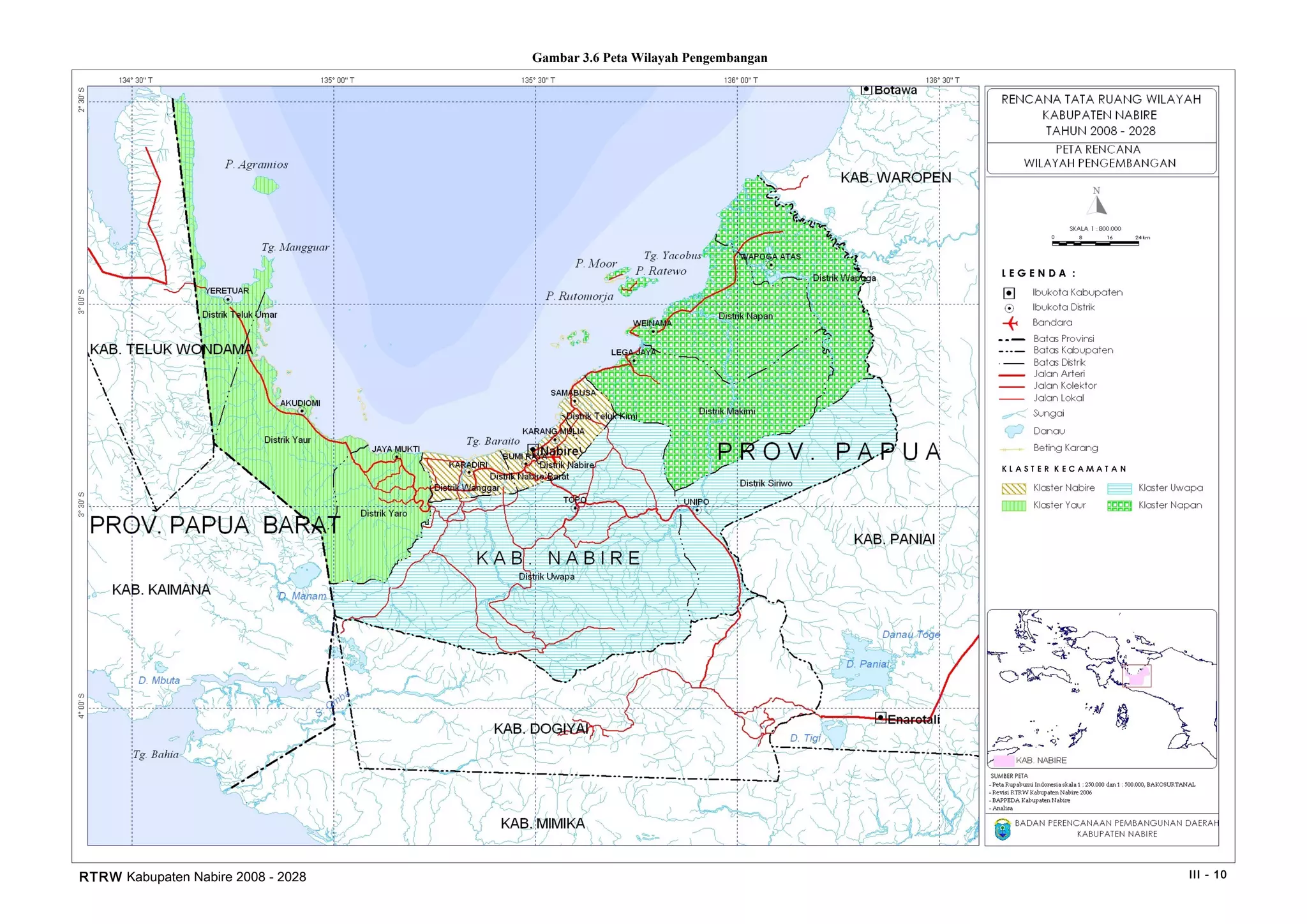 peta wilayah pengembangan nabire | DOC