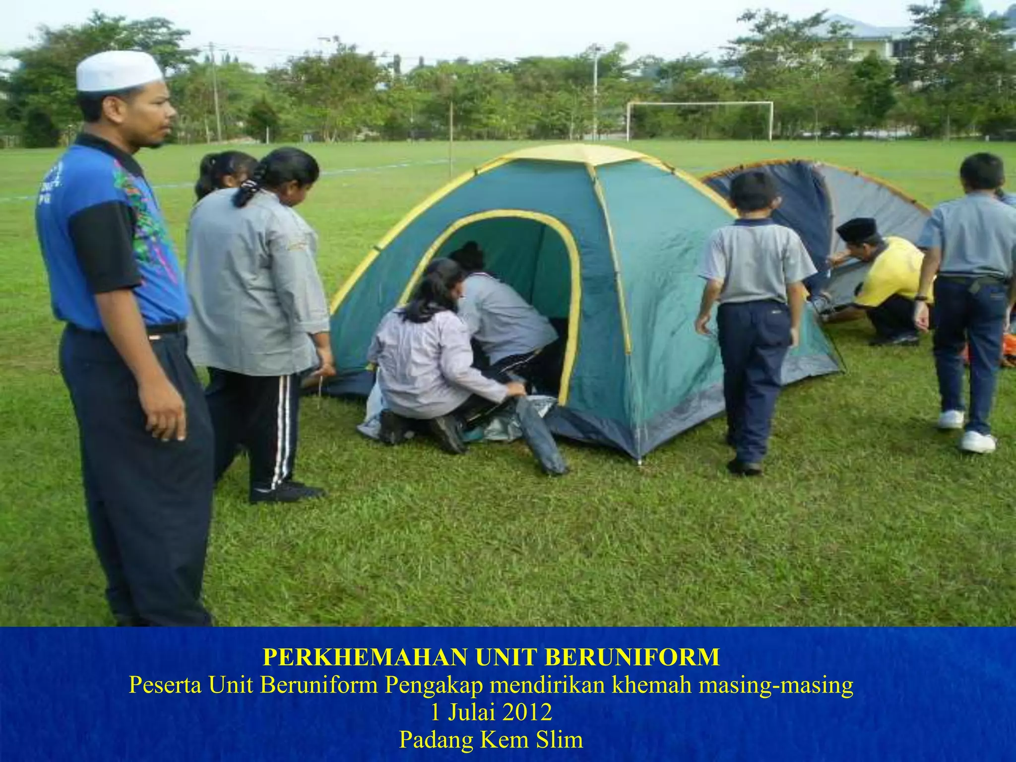 Gambar aktiviti perkhemahan tugasan kumpulan | PPTX