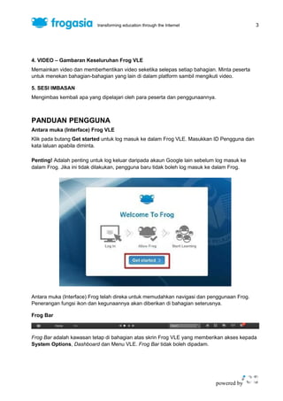 Gambaran keseluruhan-frog-vle | PDF