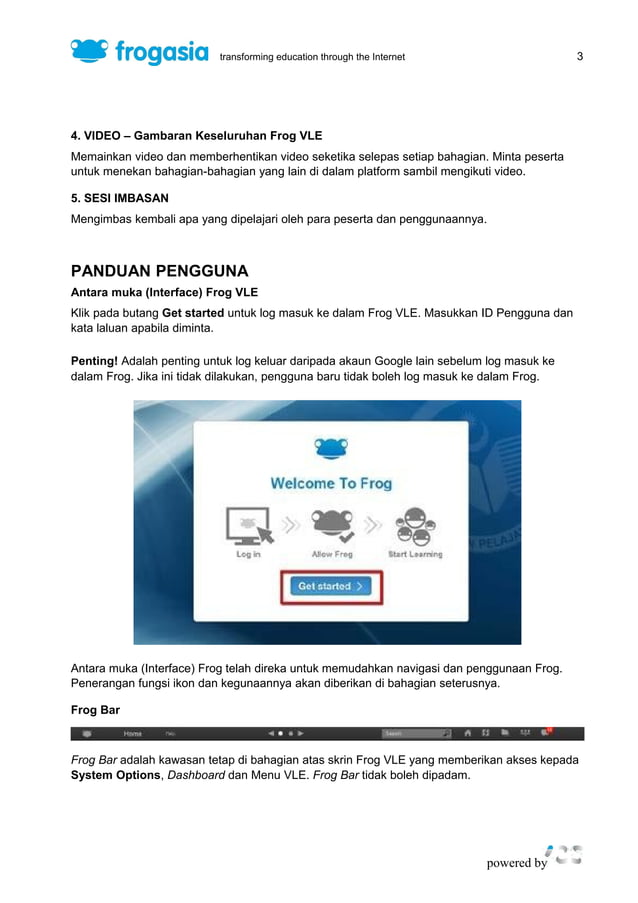Gambaran keseluruhan-frog-vle | PDF