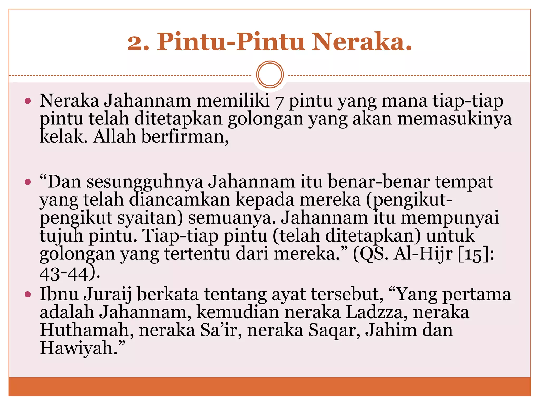 Gambaran neraka bagian 2 | PPT