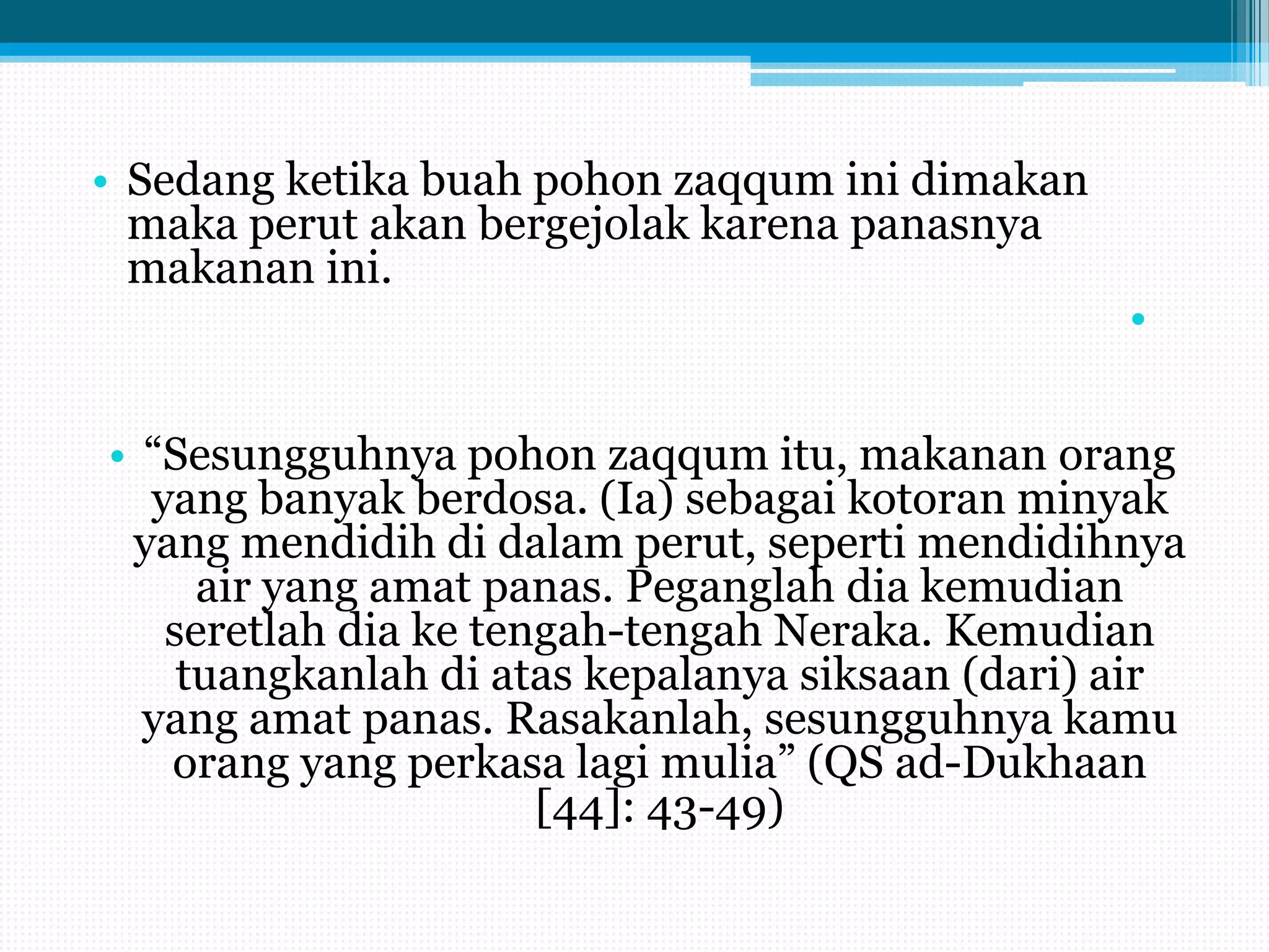 Gambaran neraka bagian 2 | PPT