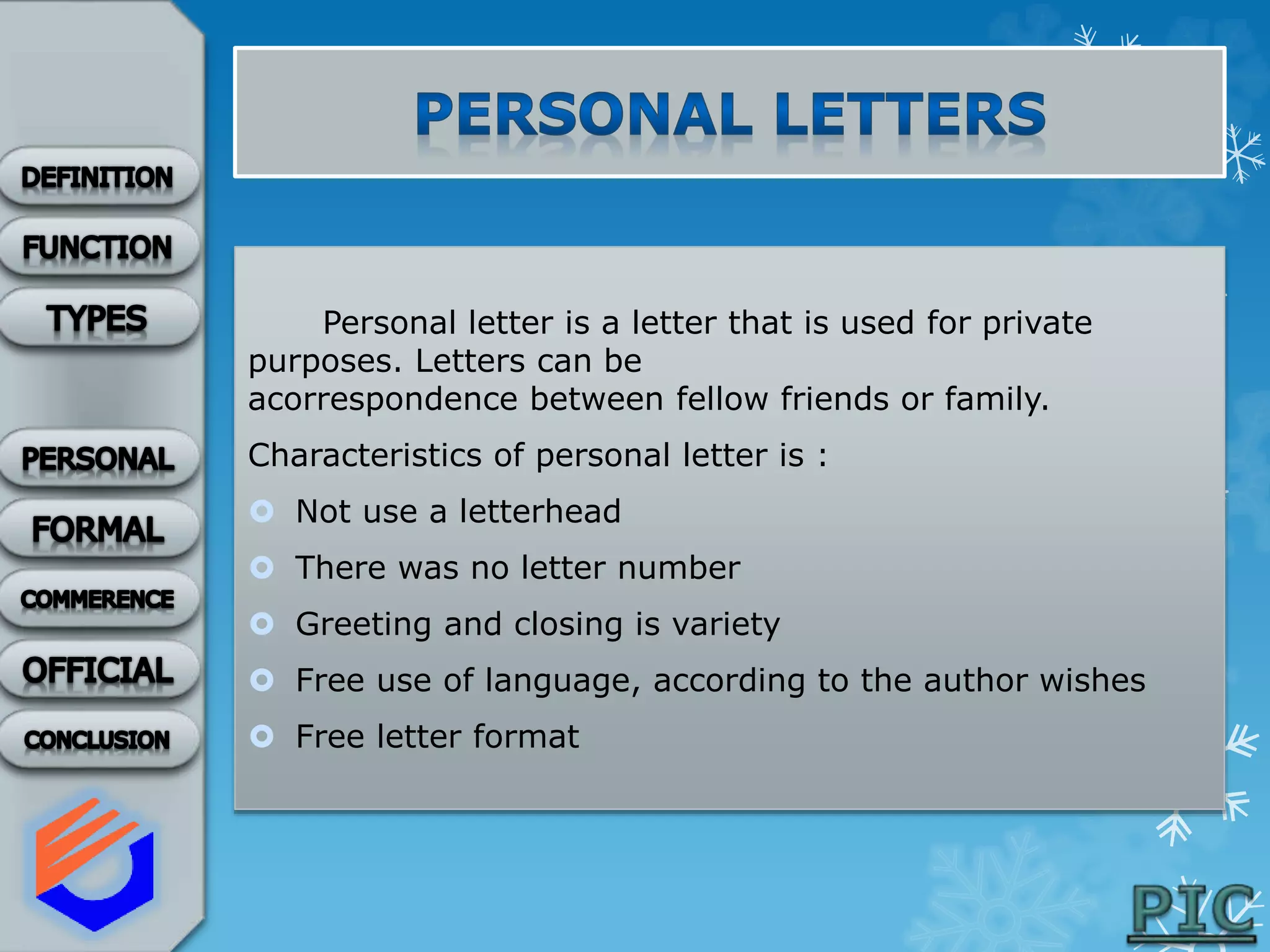 Letters Description | PPT