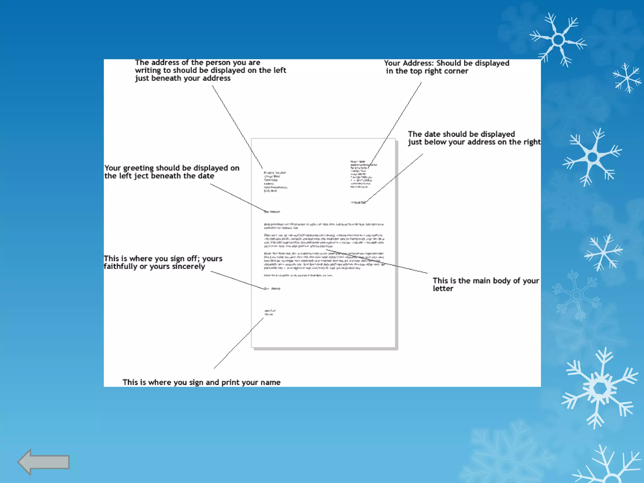 Letters Description | PPT