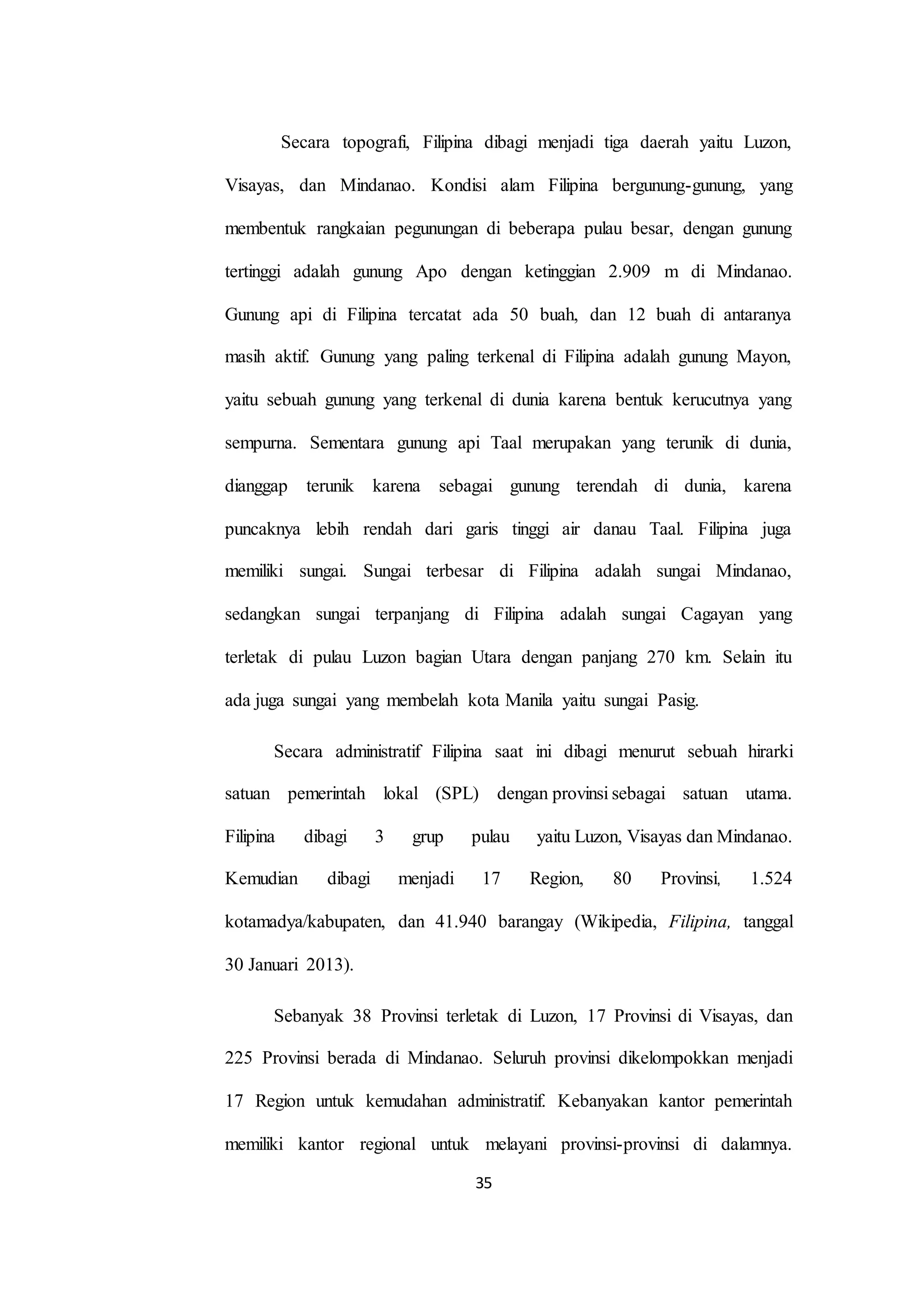 Gambaran umum filipina | DOCX