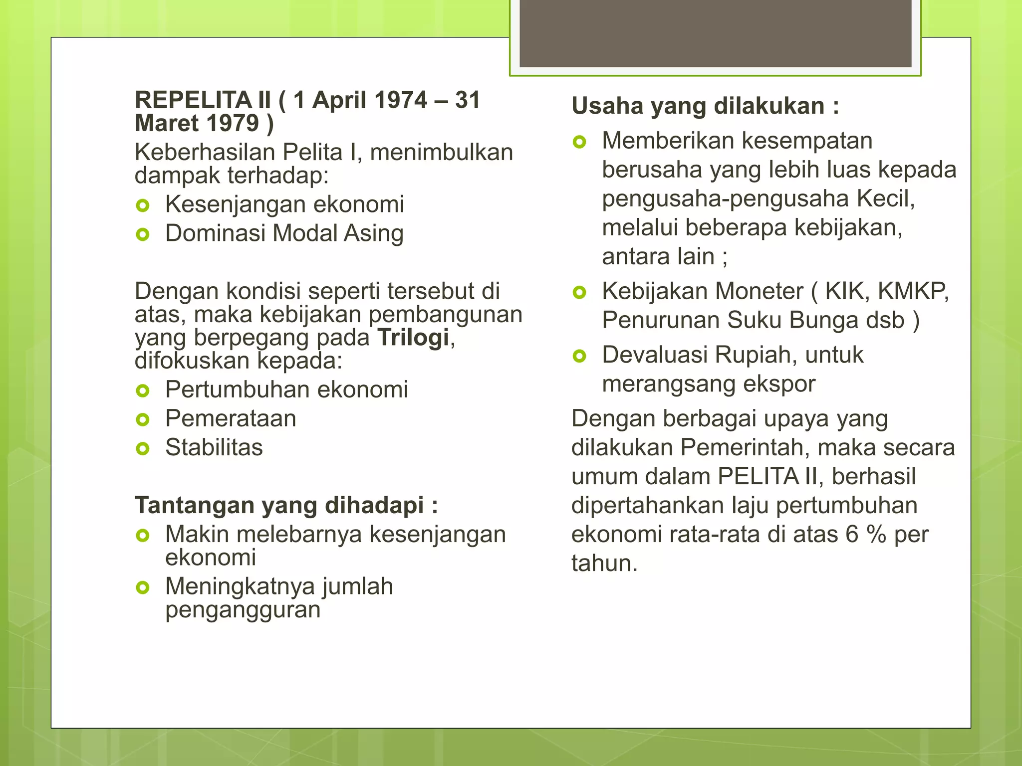 Gambaran Umum Perekonomian Indonesia | PPTX