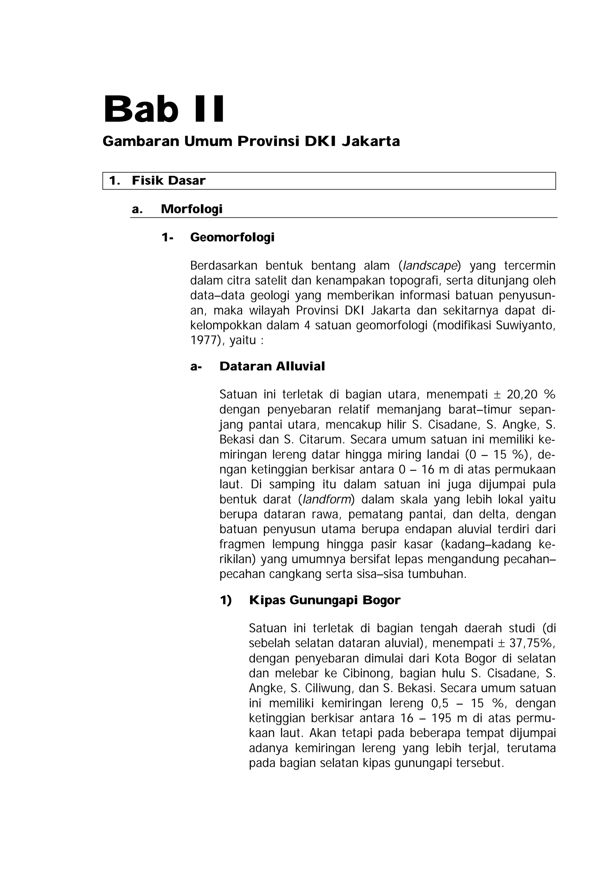 Gambaran Umum Provinsi DKI Jakarta | PDF