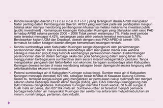 Gambaran umum wilayah kabupaten kuningan | PPTX