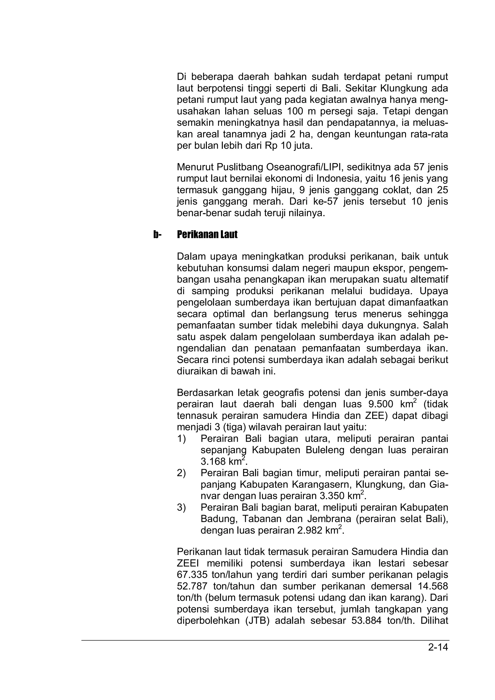 Gambaran Wilayah Kabupaten Klungkung | PDF