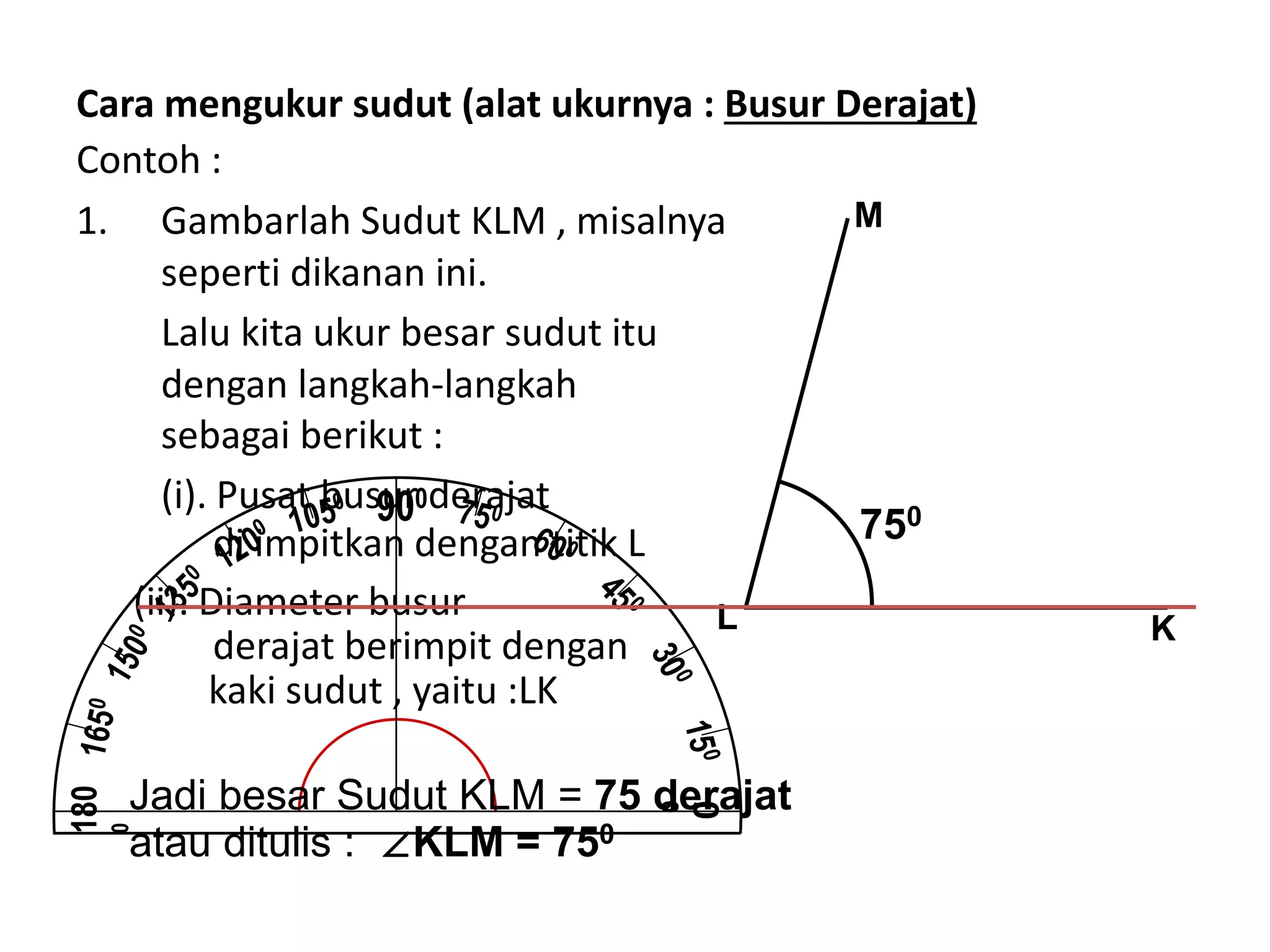 Gambar dan ngukur sudut | PPSX