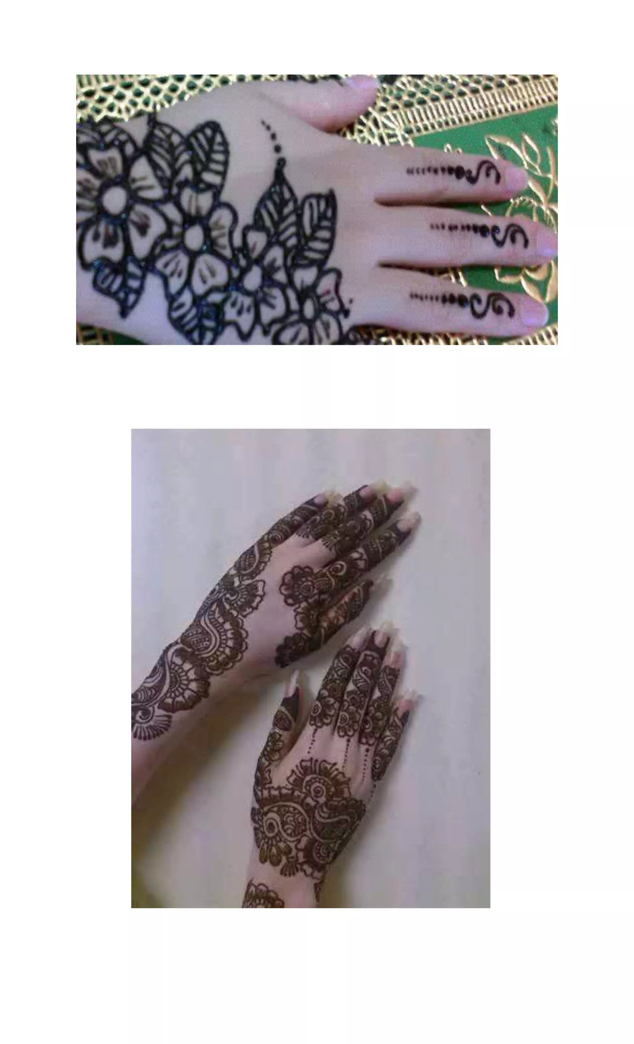Gambar henna | DOCX