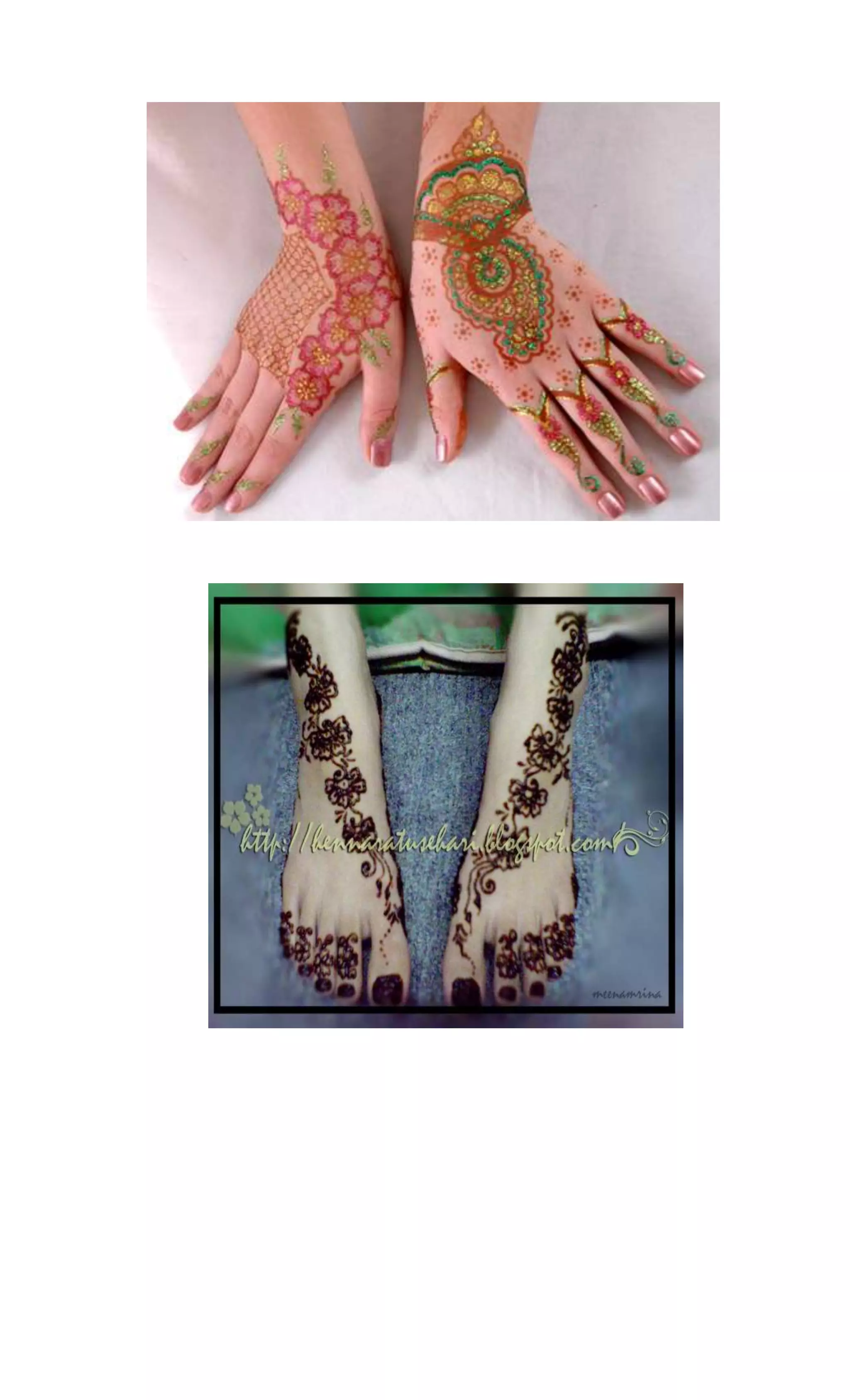 Gambar henna | DOCX