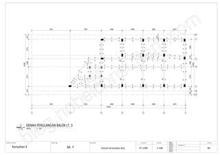 Gambar Konstruksi Rumah Kos 3 Lantai.pdf