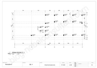 Gambar Konstruksi Rumah Kos 3 Lantai.pdf