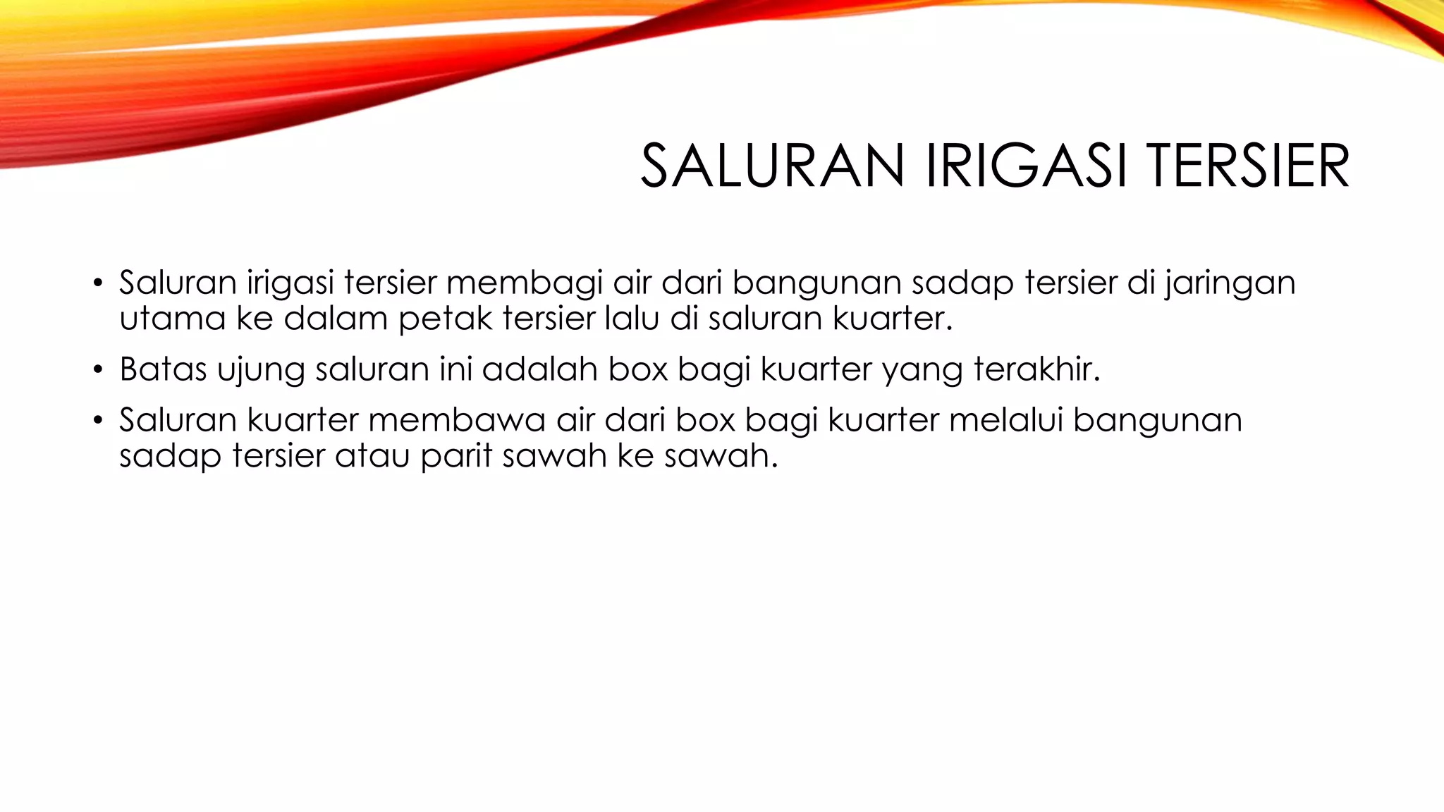 Gambar kontruksi bangunan "Irigasi" | PPTX