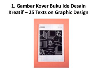 Gambar kover buku dengan ide desain kreatif