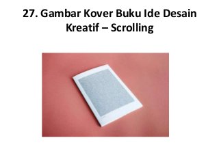 Gambar kover buku dengan ide desain kreatif