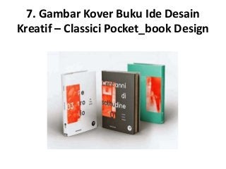 Gambar kover buku dengan ide desain kreatif