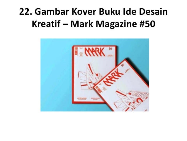 Gambar kover buku dengan ide desain kreatif