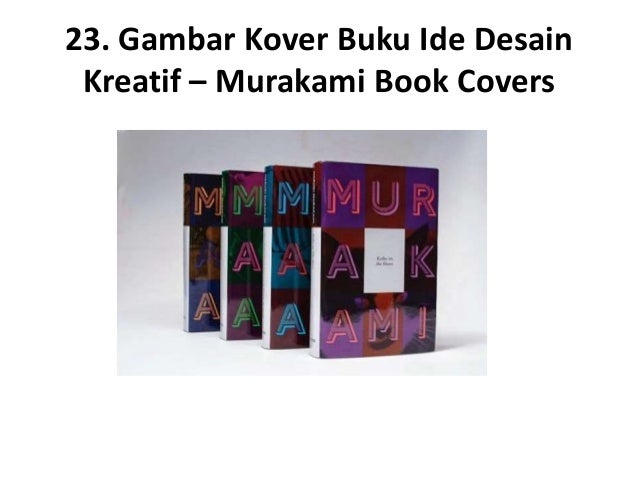 Gambar kover buku dengan ide desain kreatif