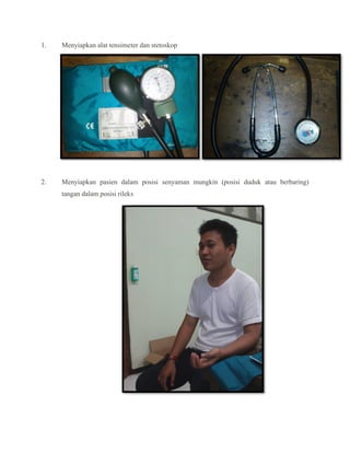 Pengoperasian Tensimeter dengan Gambar | PDF